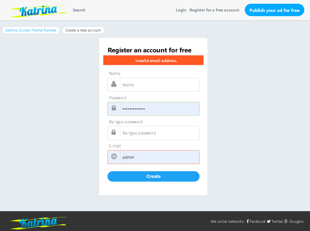 Katrina Osclass theme Download - Fancsy.Com