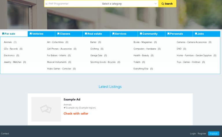 Pioneer Osclass theme Download - Fancsy.Com